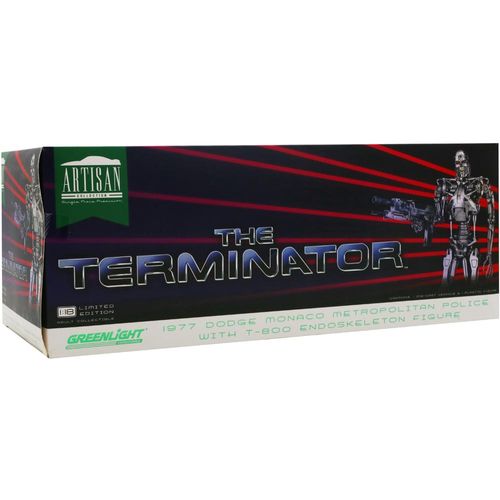 Greenlight Artisan The Terminator Dodge Monaco Police Die Cast Car with ...