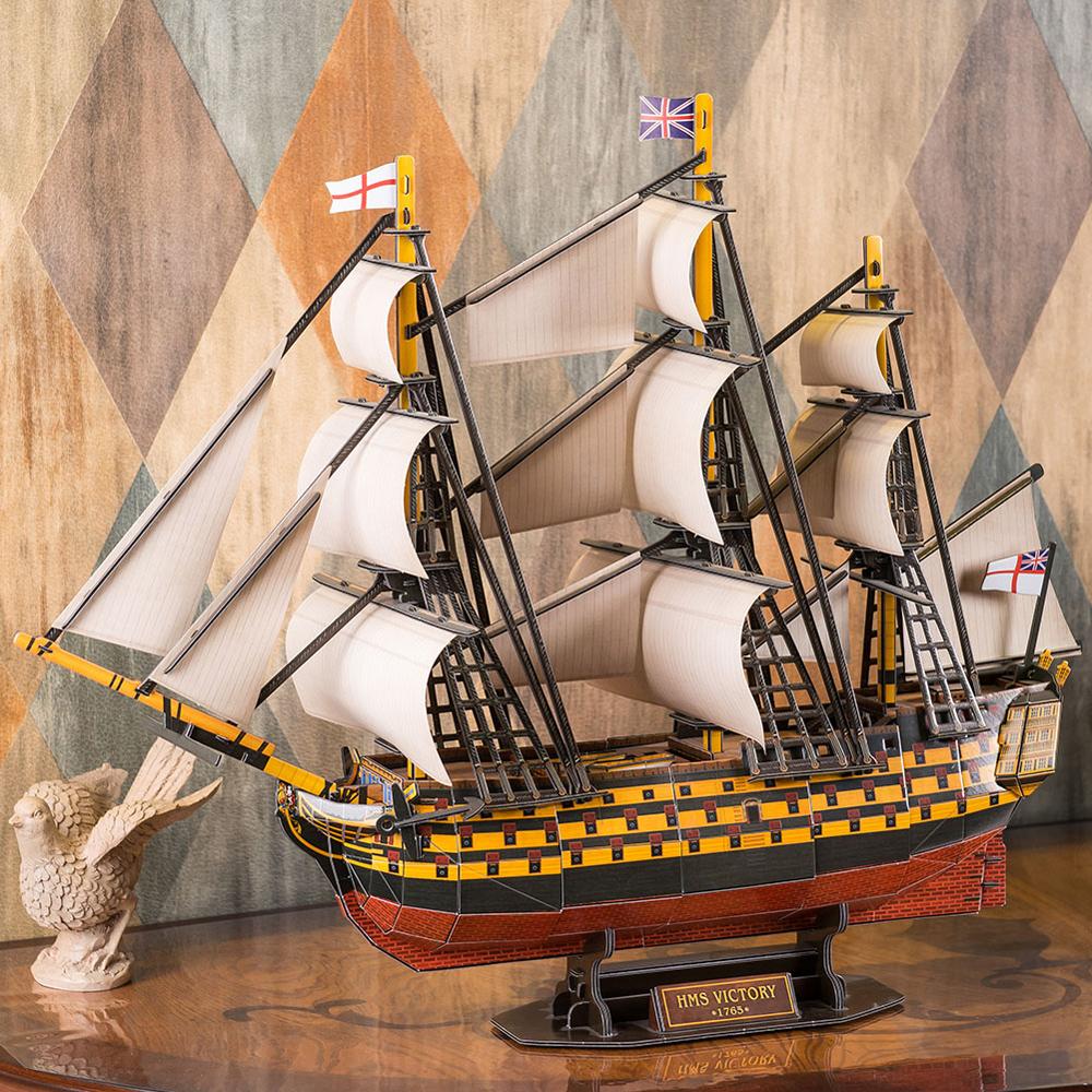 Revell 3D Puzzle HMS Victory Interlocking Foam Block Puzzle
