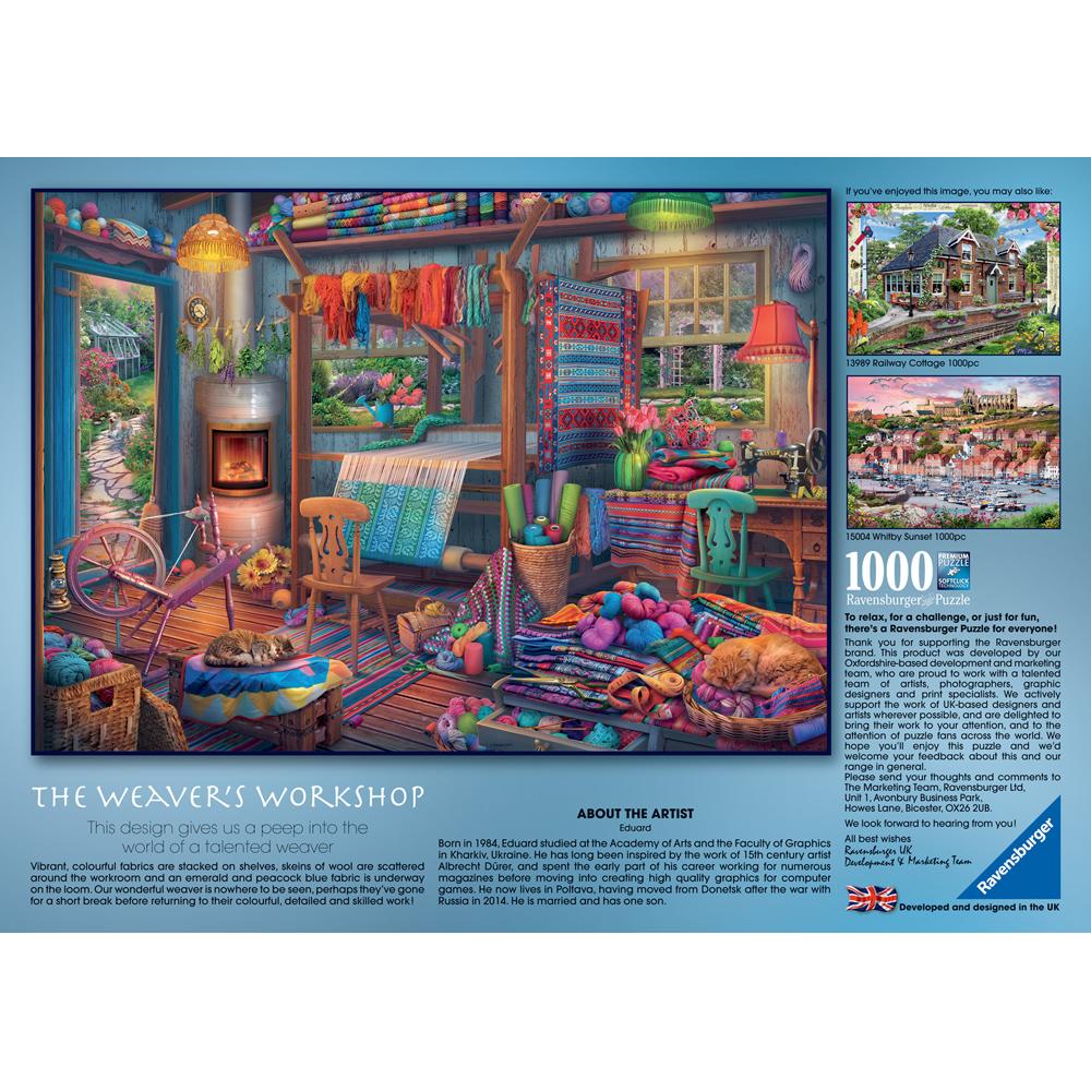 Ravensburger The Weaver's Workshop 1000 Piece Jigsaw Puzzle