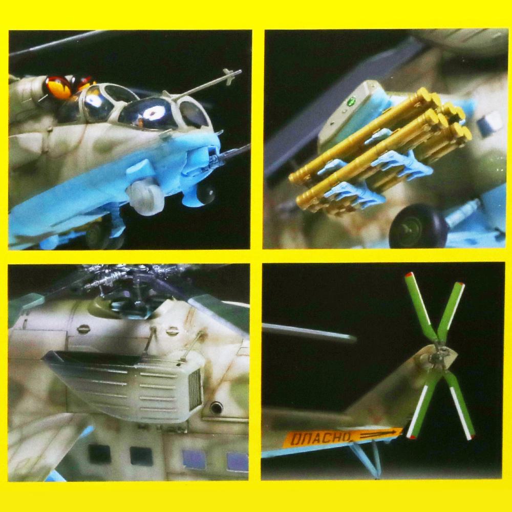 Zvezda MI 35M Russian Attack Helicopter Military Model Kit 4813 Scale 1:48