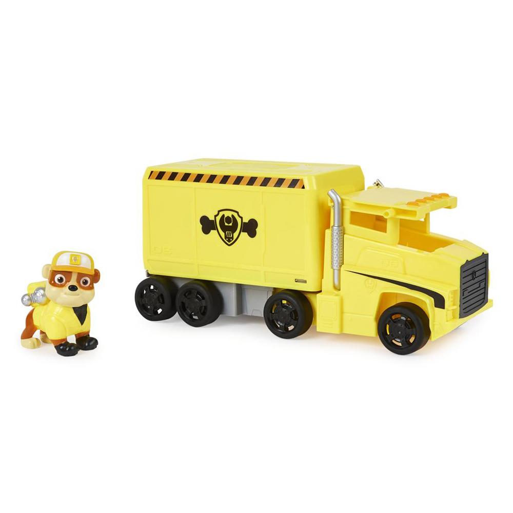 PAW Patrol Rubble Rescue Truck with Pup Figure Playset for Ages 3+