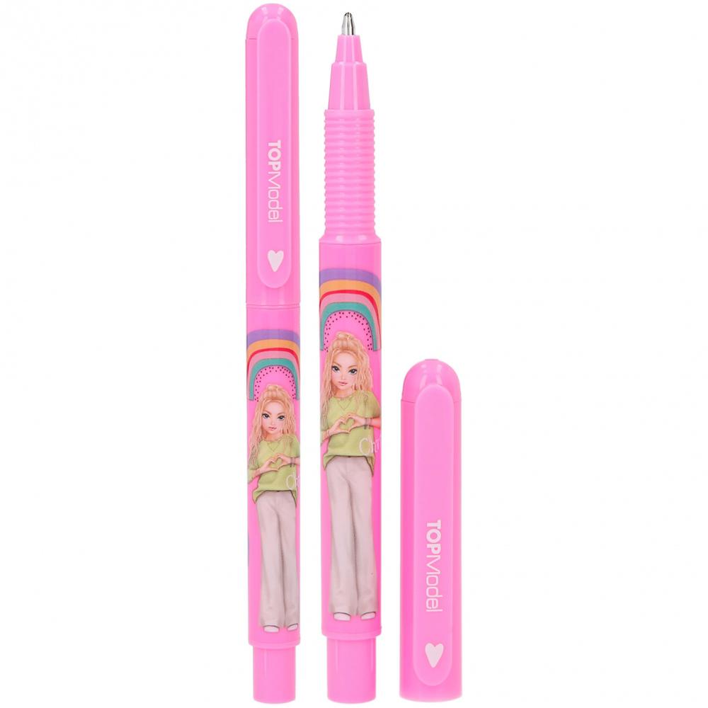 Depesche TOPModel Self Love Set of Two Ballpoint Pens Blue Ink for Ages 5+