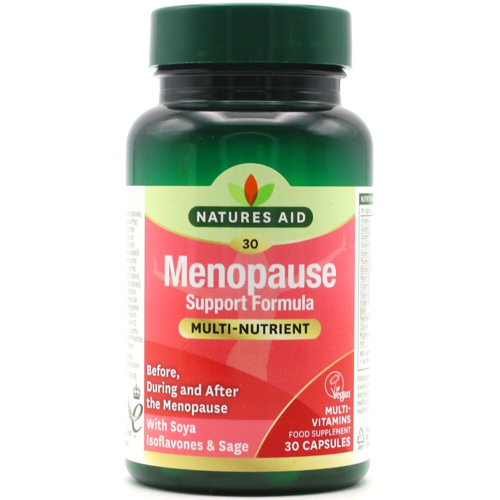 Natures Aid Menopause Support Formula Multi Nutrient 30 Capsules