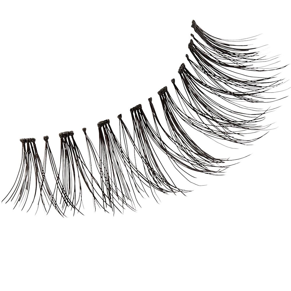 KISS So Wispy Tapered Artificial Eyelashes One Pair with Adhesive STYLE #01