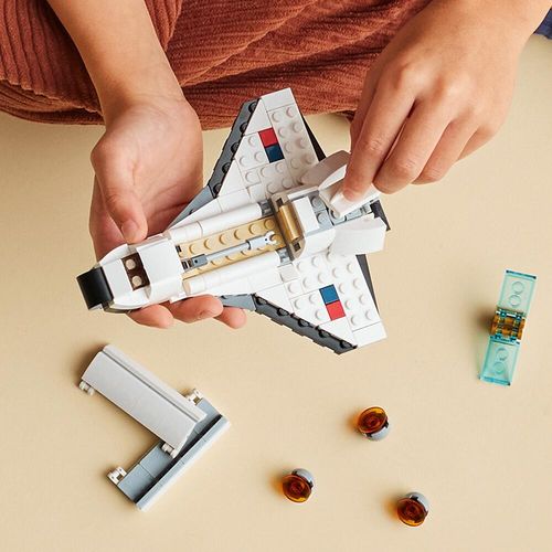 LEGO Creator Space Shuttle 3-in-1 Building Set Toy 144 Piece for Ages 6+