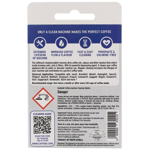 Caffenu Coffee Machine Cleaning Tablets 10 Tablets Included