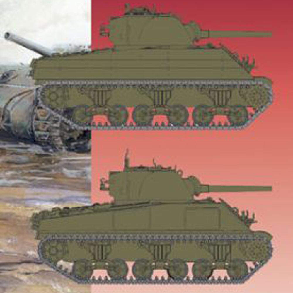 Dragon USMC M4A2(W) Late Production PTO Sherman Tank Model Kit Scale 1/35