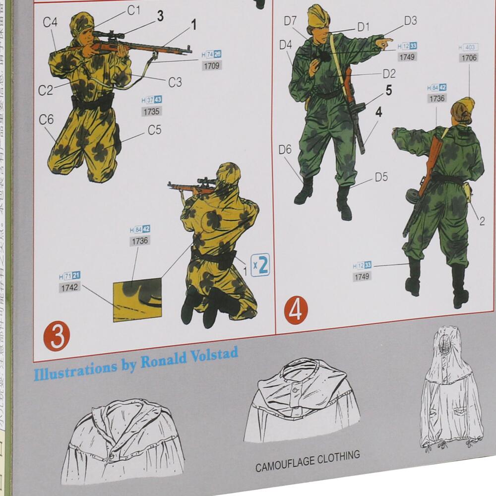 Dragon Red Army Scouts and Snipers WWII Model Kit 1:35 Scale
