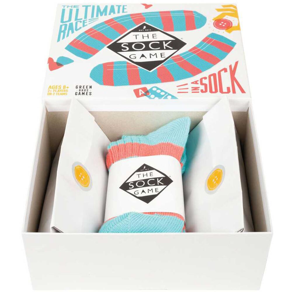 The Sock Game Ultimate Race Family Game for 2 Players or Teams