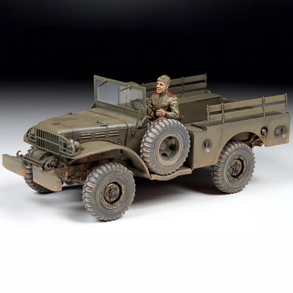 Zvezda WC-52 US WWII Military Multi-Purpose Vehicle Model Kit Scale 1:35