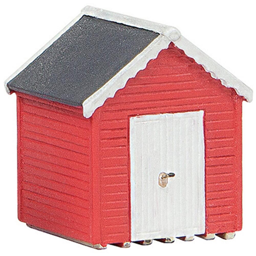 Scenecraft Graham Farish Beach Huts x2 Model Railway N Gauge 1:148 Scale