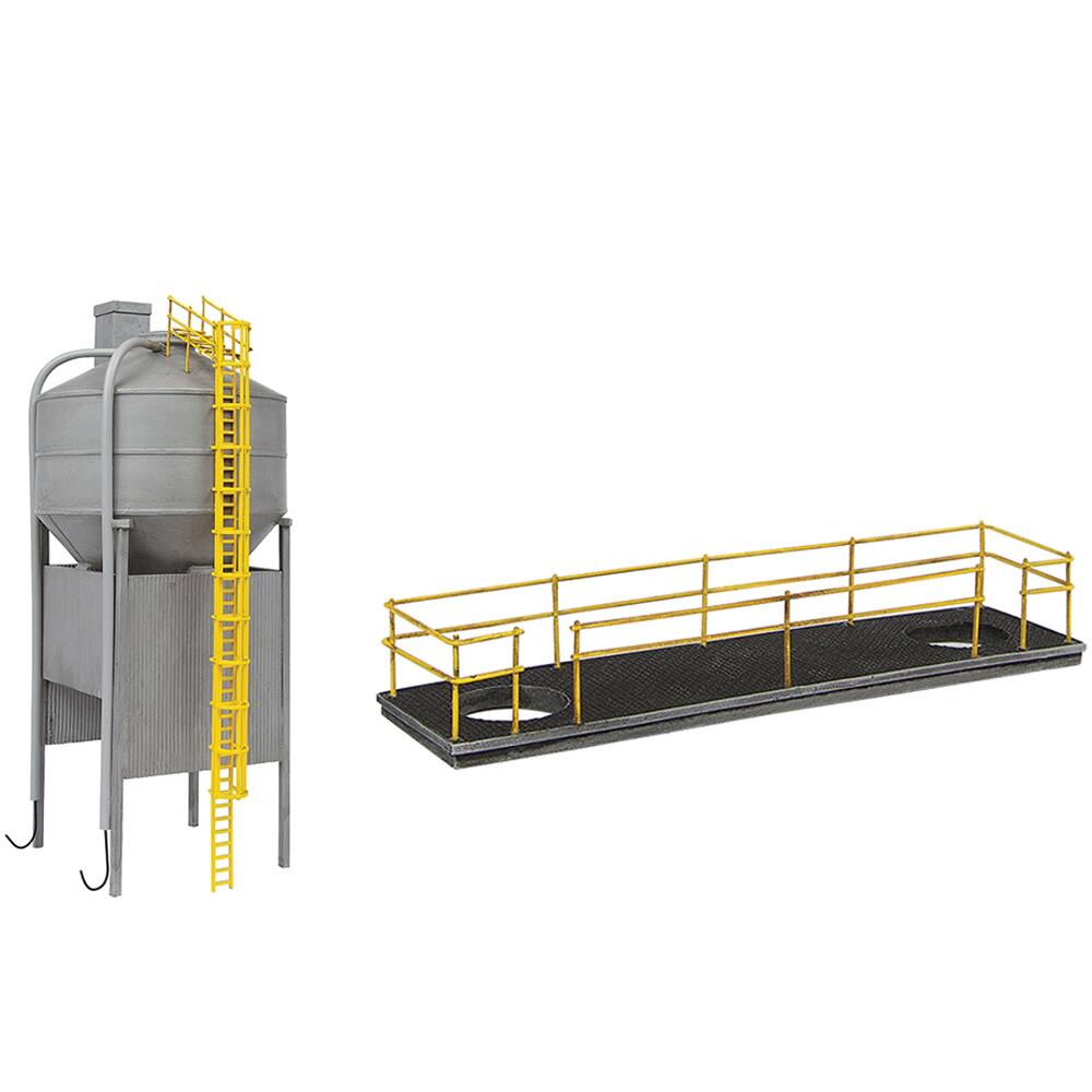 Scenecraft Presflo Loading Hopper Model Railway 00 Gauge