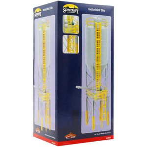 Scenecraft Industrial Silo Model Railway Building 00 Gauge 1:76 Scale