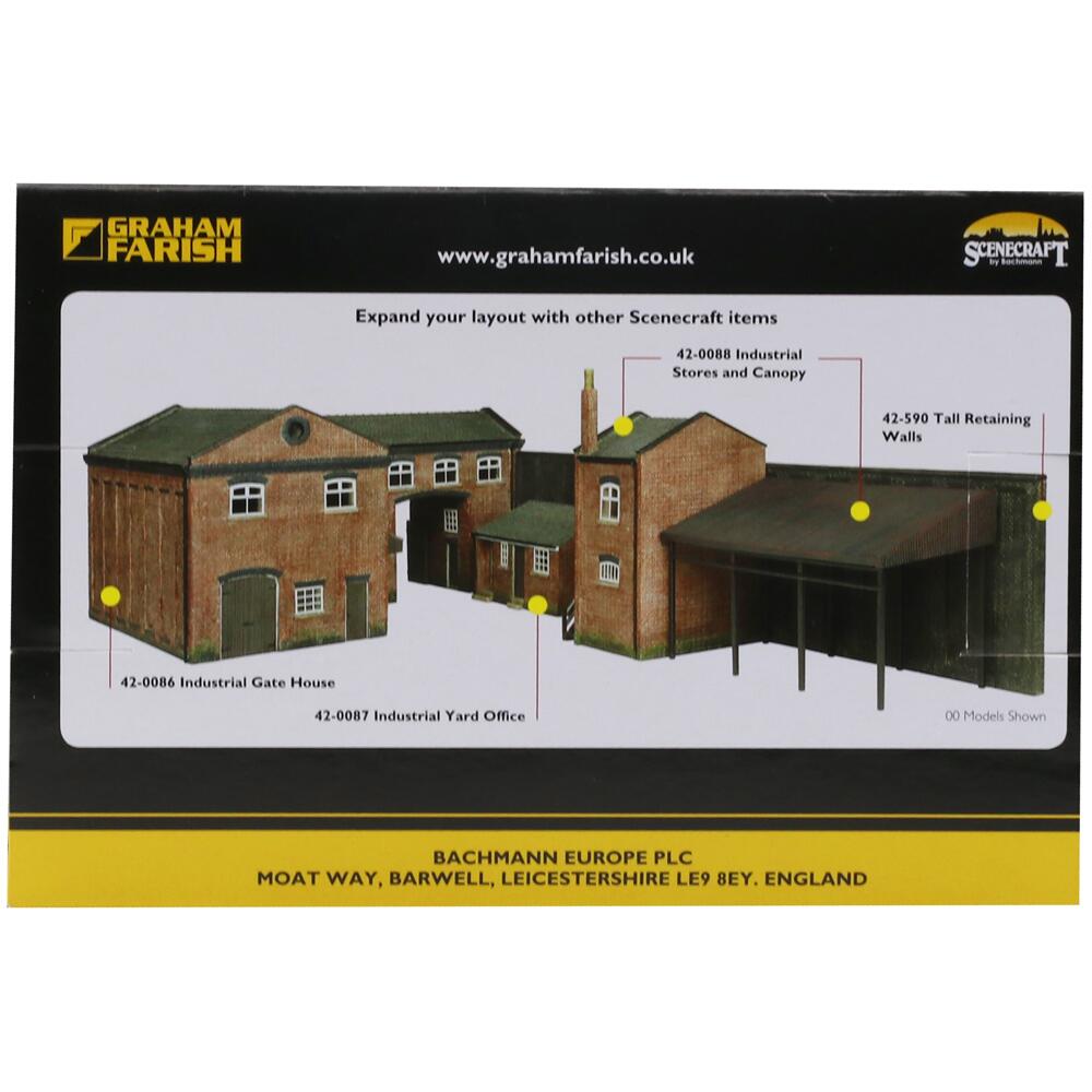 Scenecraft Graham Farish Industrial Store and Canopy N Gauge Model Railway