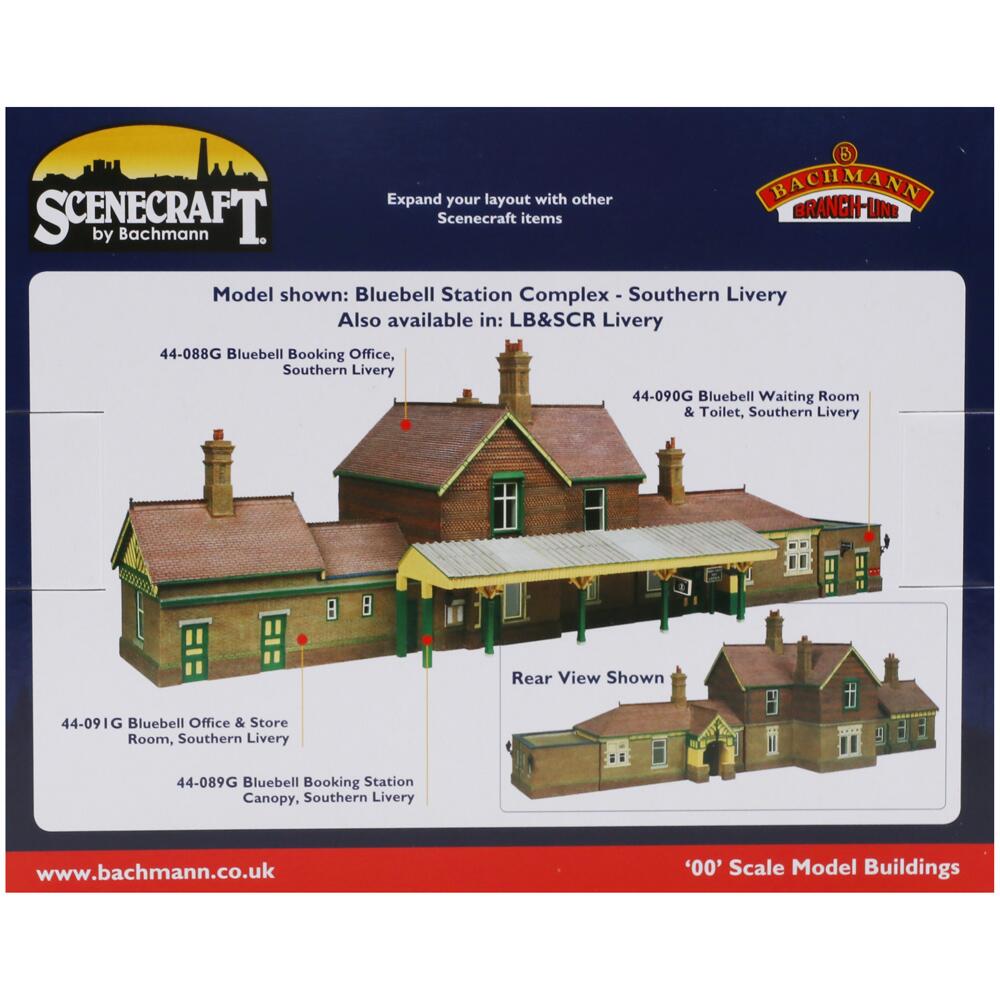 Scenecraft Bluebell Office and Store Room Green & Cream Model Railway ...