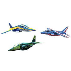 Revell Alpha Jet Aircraft Set of 3 Model Kits 50th Anniversary Scale 1/144