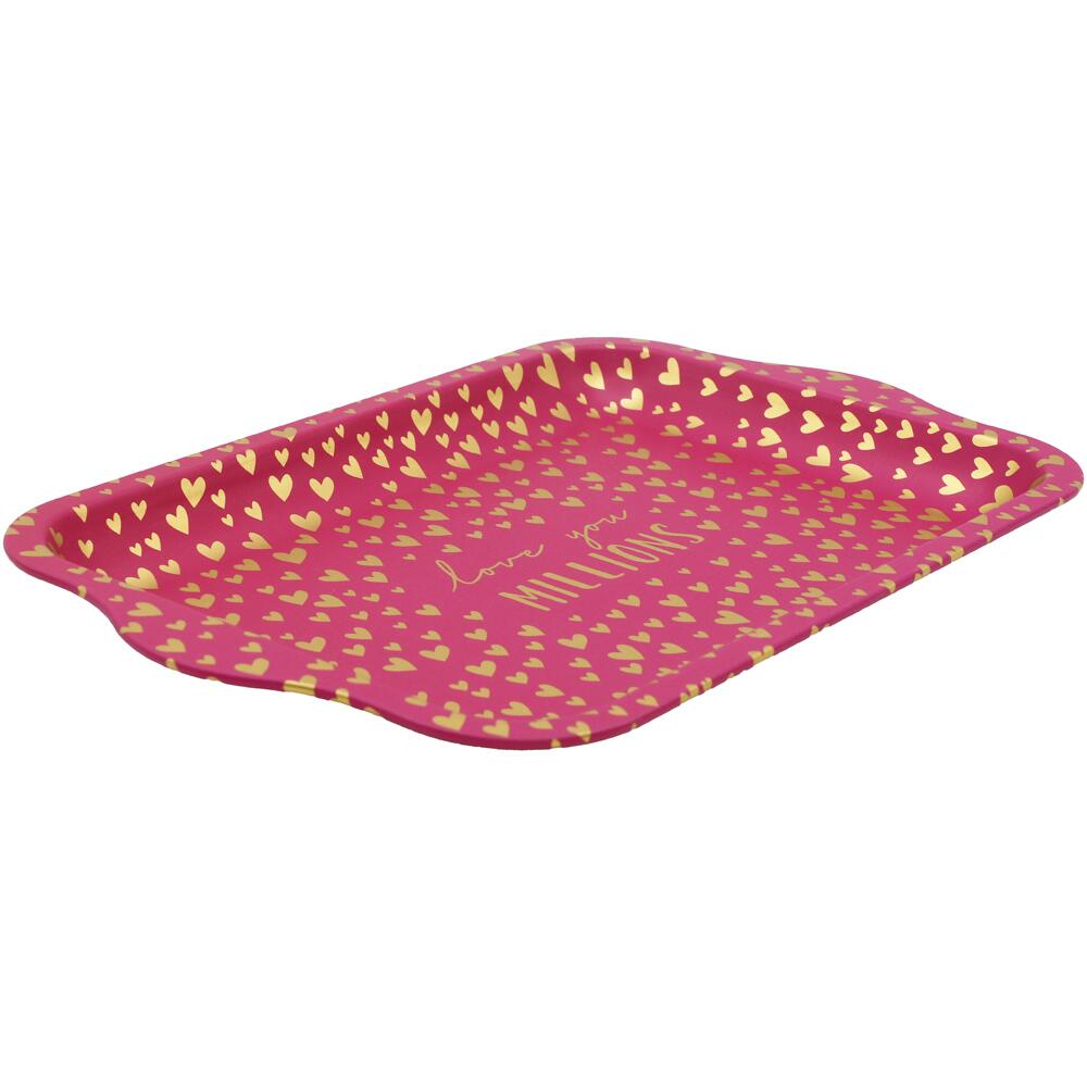Sara Miller Little Gestures Rectangular Tray with Hearts