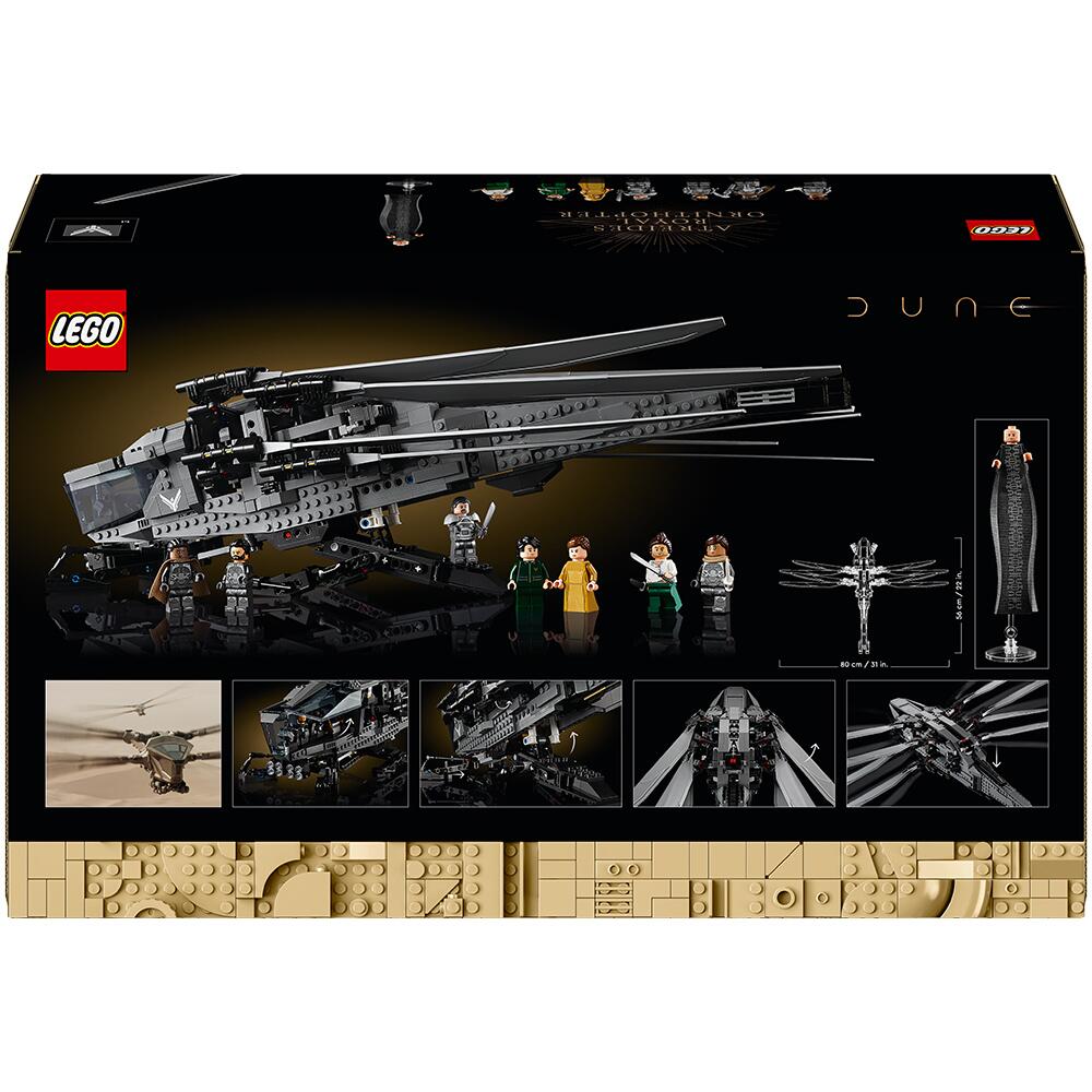 LEGO ICONS Dune Atreides Royal Ornithopter Set 10327 Ages 18+
