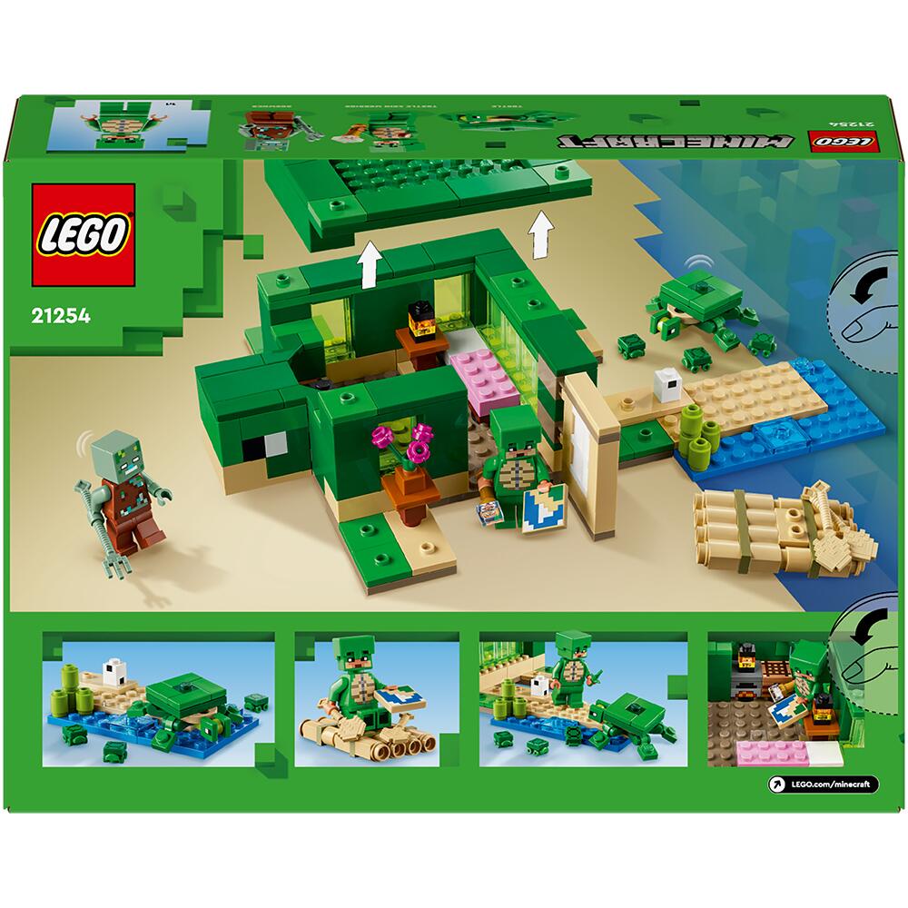 LEGO Minecraft The Turtle Beach House Building Set 21254