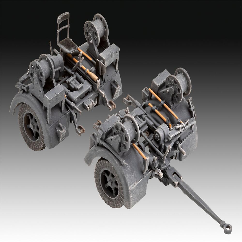 Revell 8.8 cm Flak 37 & Sd.Anh.202 Military Plastic Model Kit Scale 1:72