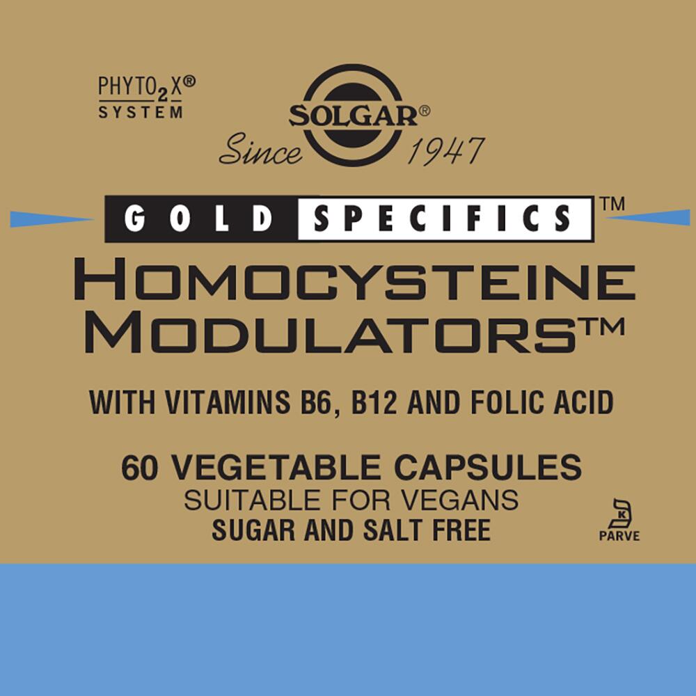 Solgar Gold Specifics Homocysteine Modulators 60 Vegetable Capsules