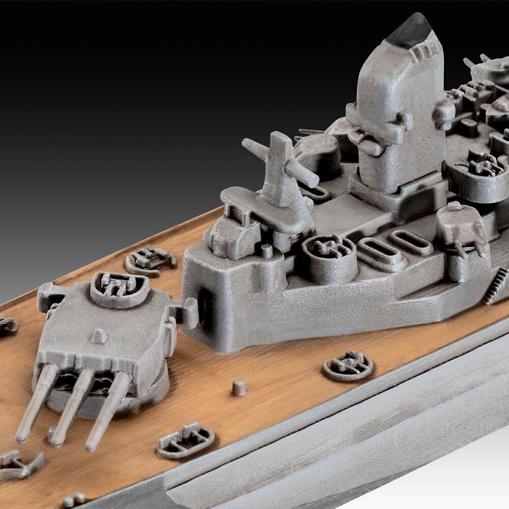 Revell USS New Jersey Battleship Model Kit Scale 1:1200