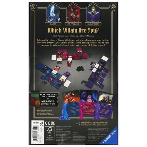 Ravensburger Disney Villainous Expansion Pack Wicked to the Core Board ...