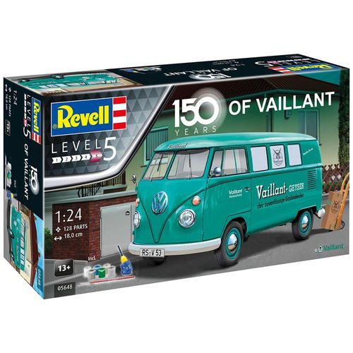 Revell Volkswagen T1 Bus 150 Years of Vaillant Model Kit Scale 1:24
