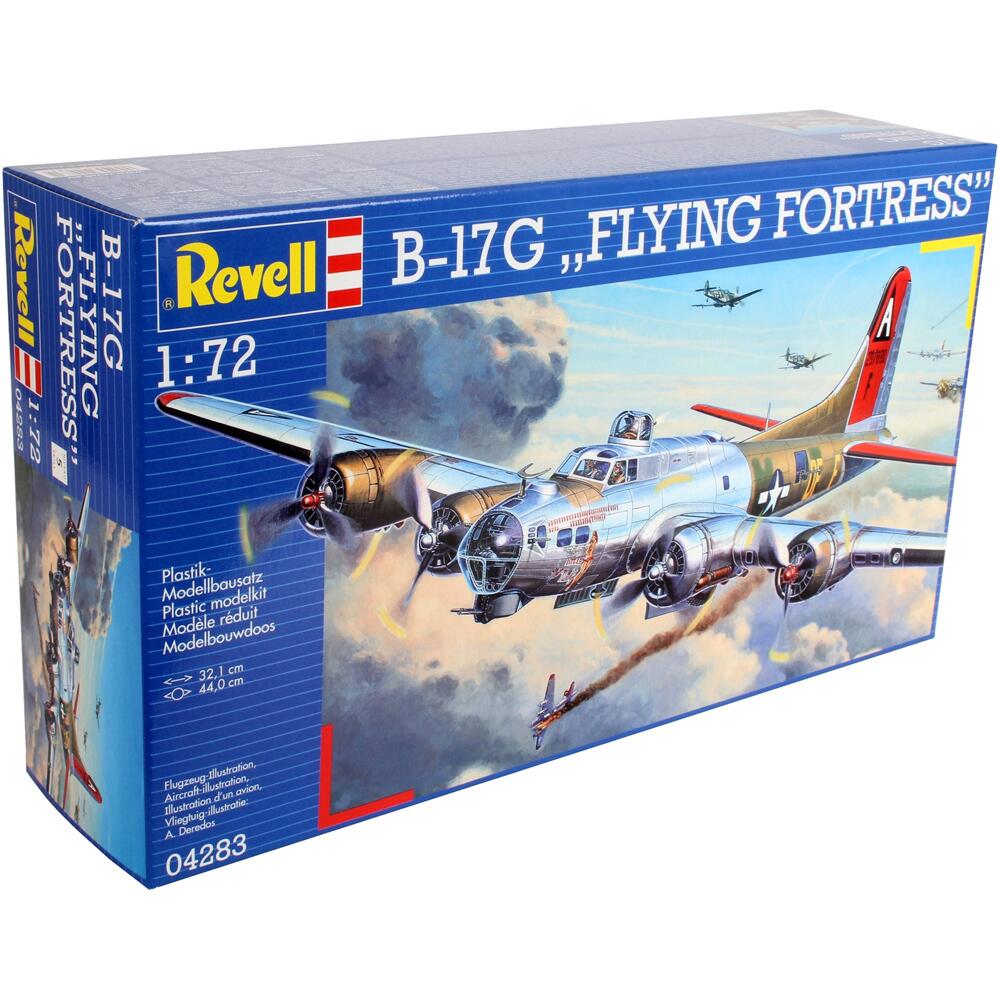 Revell B-17G Flying Fortress Bomber Model Kit 04283 Scale 1:72