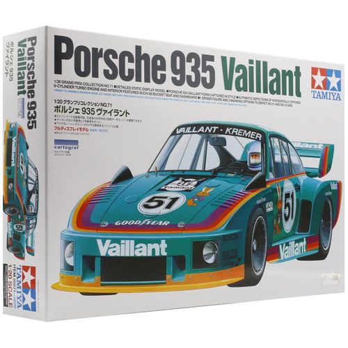 Tamiya Porsche 935 Vaillant Racing Car Model Kit Scale 1/20
