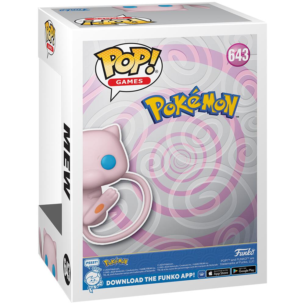 Funko POP! Games Pokémon Mew Vinyl Figure 643