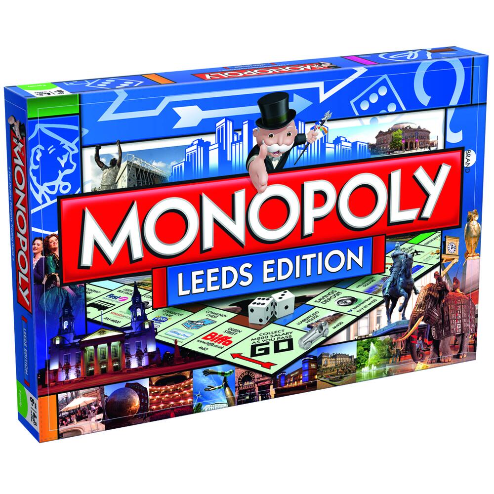Monopoly Leeds Edition Board Game 2-6 Players Ages 8+