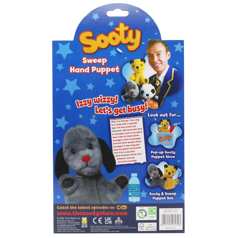 The Sooty Show Hand Puppet SWEEP