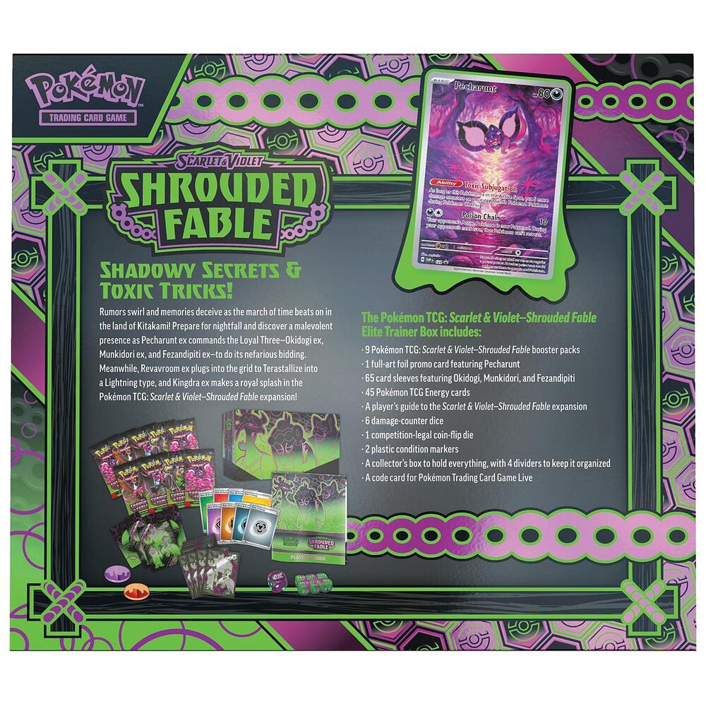 Pokémon TCG Scarlet & Violet Shrouded Fable Elite Trainer Box