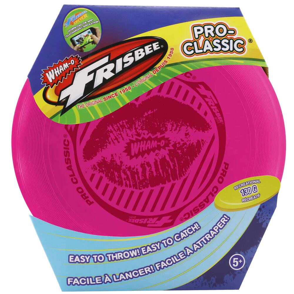 Wham-o Pro Classic Recreational 130g Frisbee in PINK