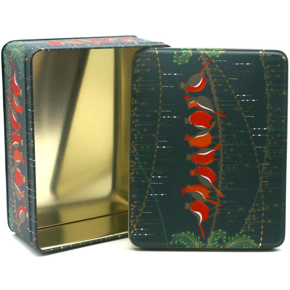 Sara Miller London Robins Deep Rectangular Storage Tin