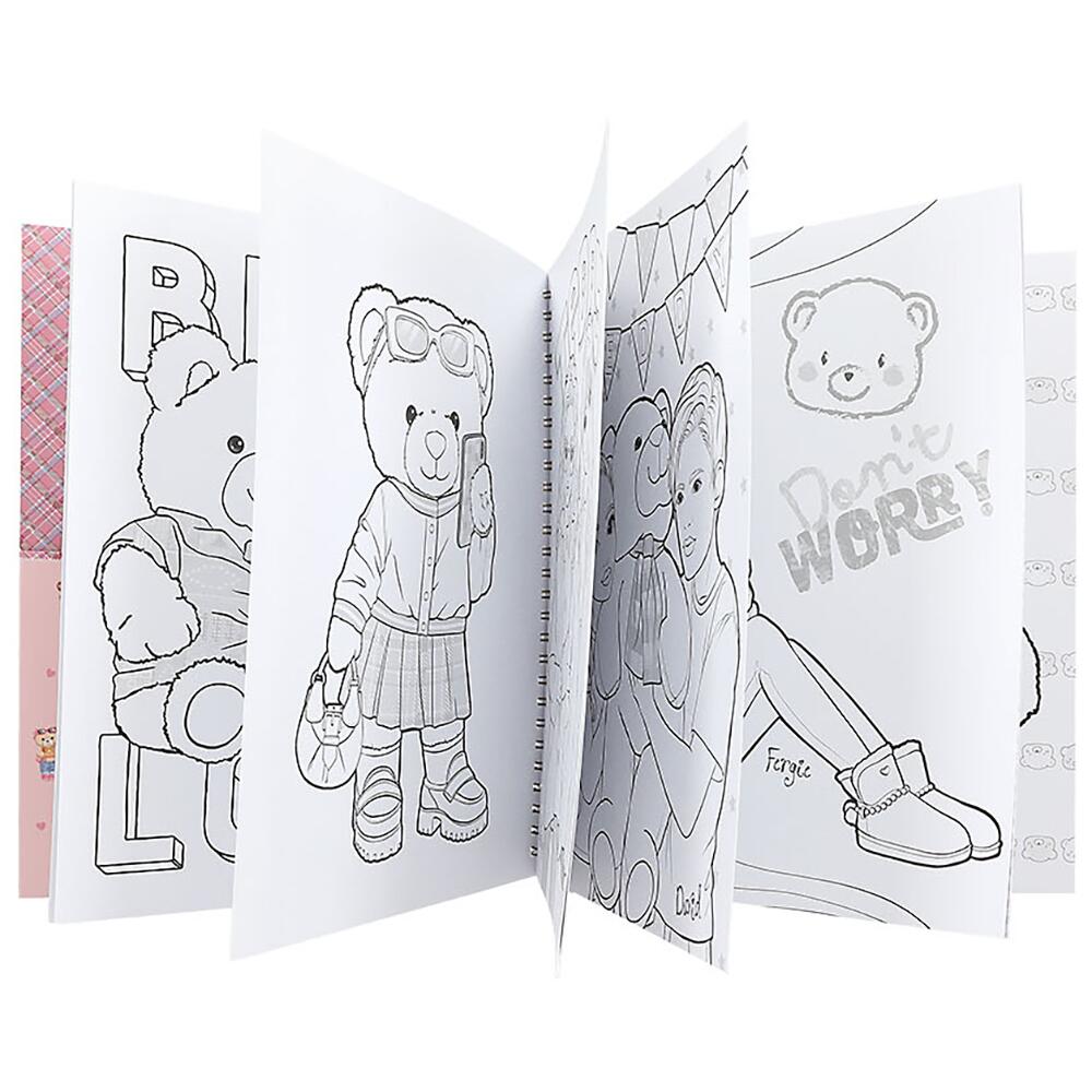 Depesche TOPModel Candy and Talita Colouring Book Team Teddy