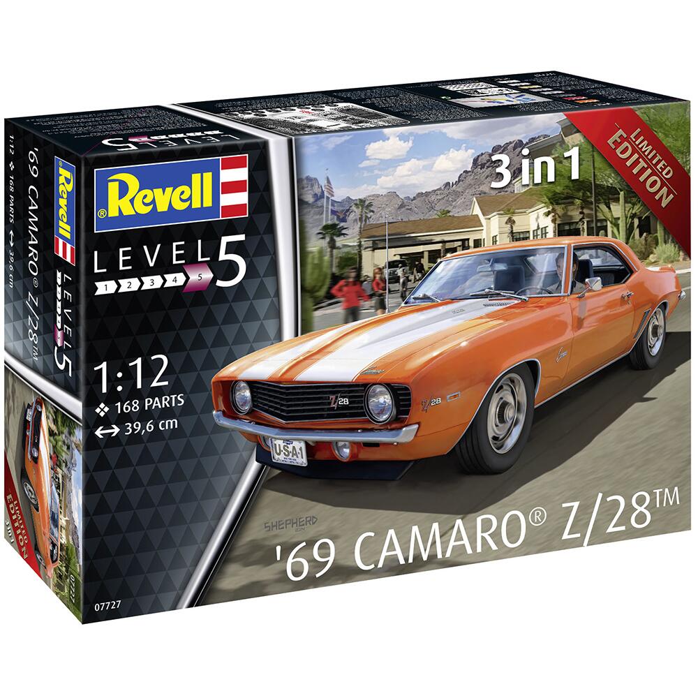 Revell 1969 Chevrolet Camaro Z/28 Classic Car Model Kit Scale 1:12