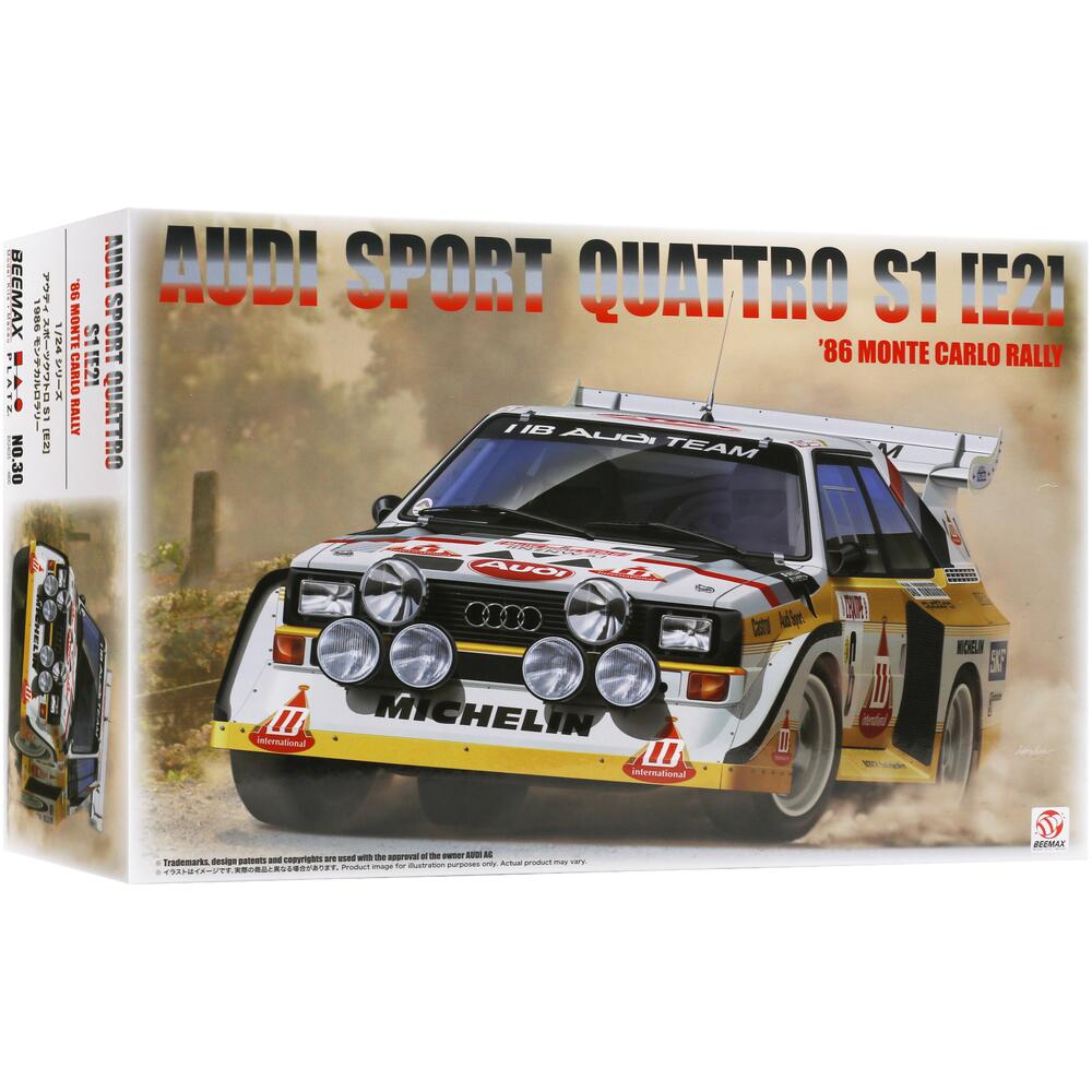 Beemax Audi Sport Quattro S1 [E2] Rally Car Model Kit Scale 1:24