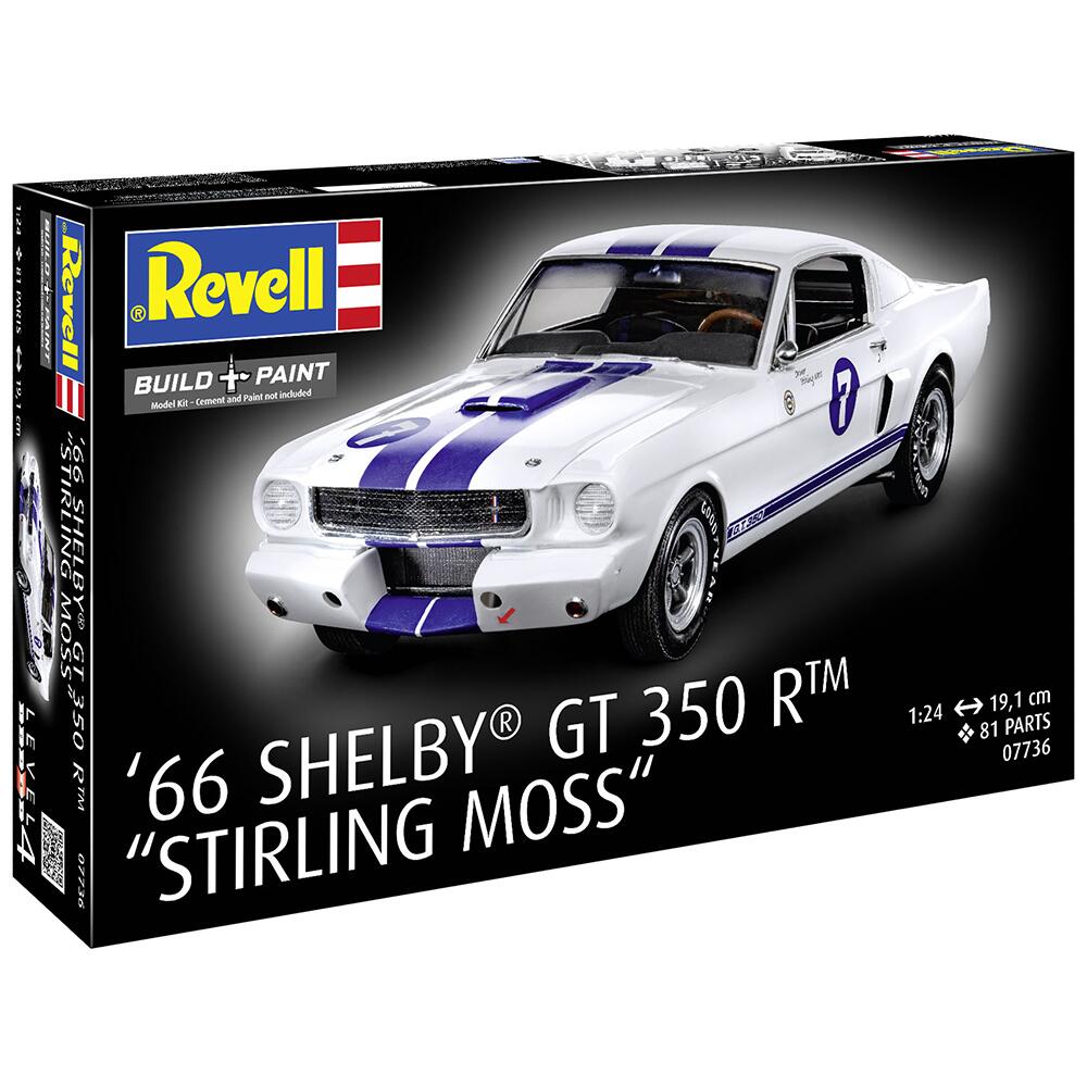 Revell Shelby GT 350 R Stirling Moss Racing Car Model Kit Scale 1:24