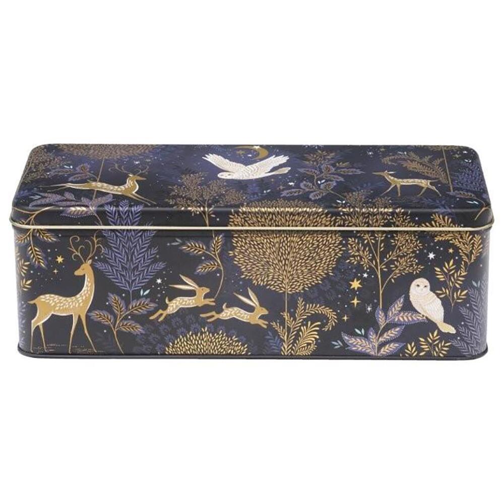 Sara Miller Magical Nightfall Long Deep Rectangular Storage Tin