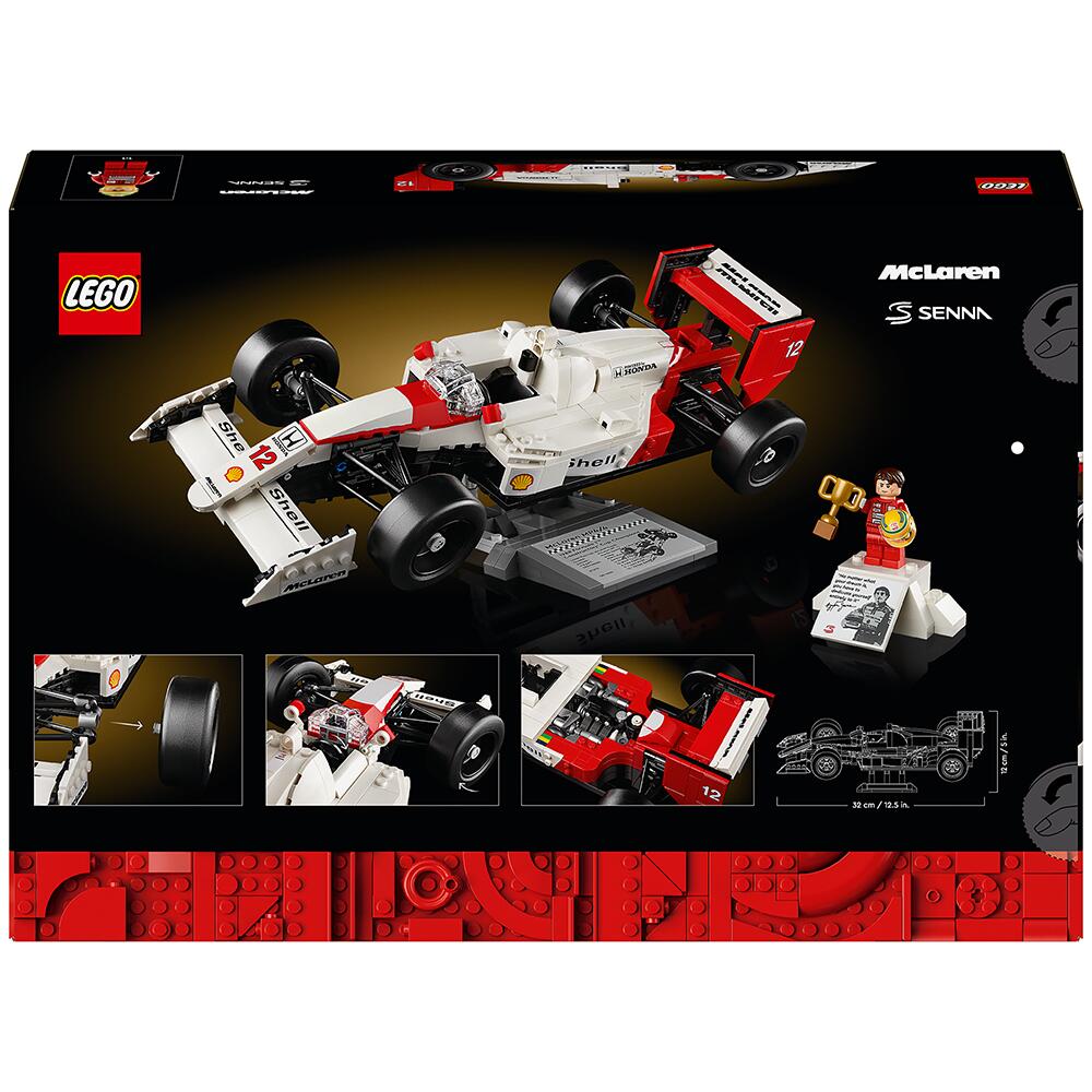 LEGO Icons McLaren MP4/4 & Ayrton Senna Building Set 10330
