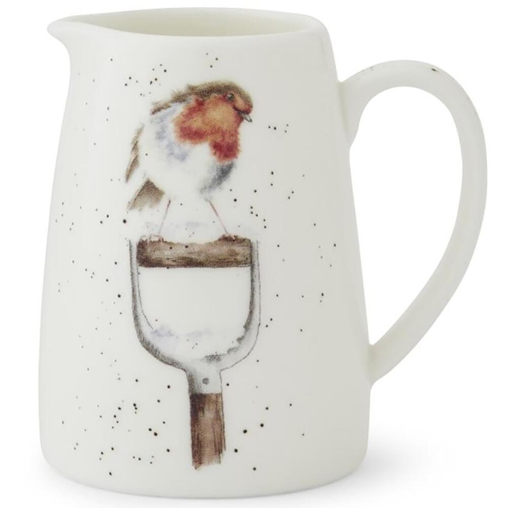 Royal Worcester Wrendale Designs Robin Posy Jug