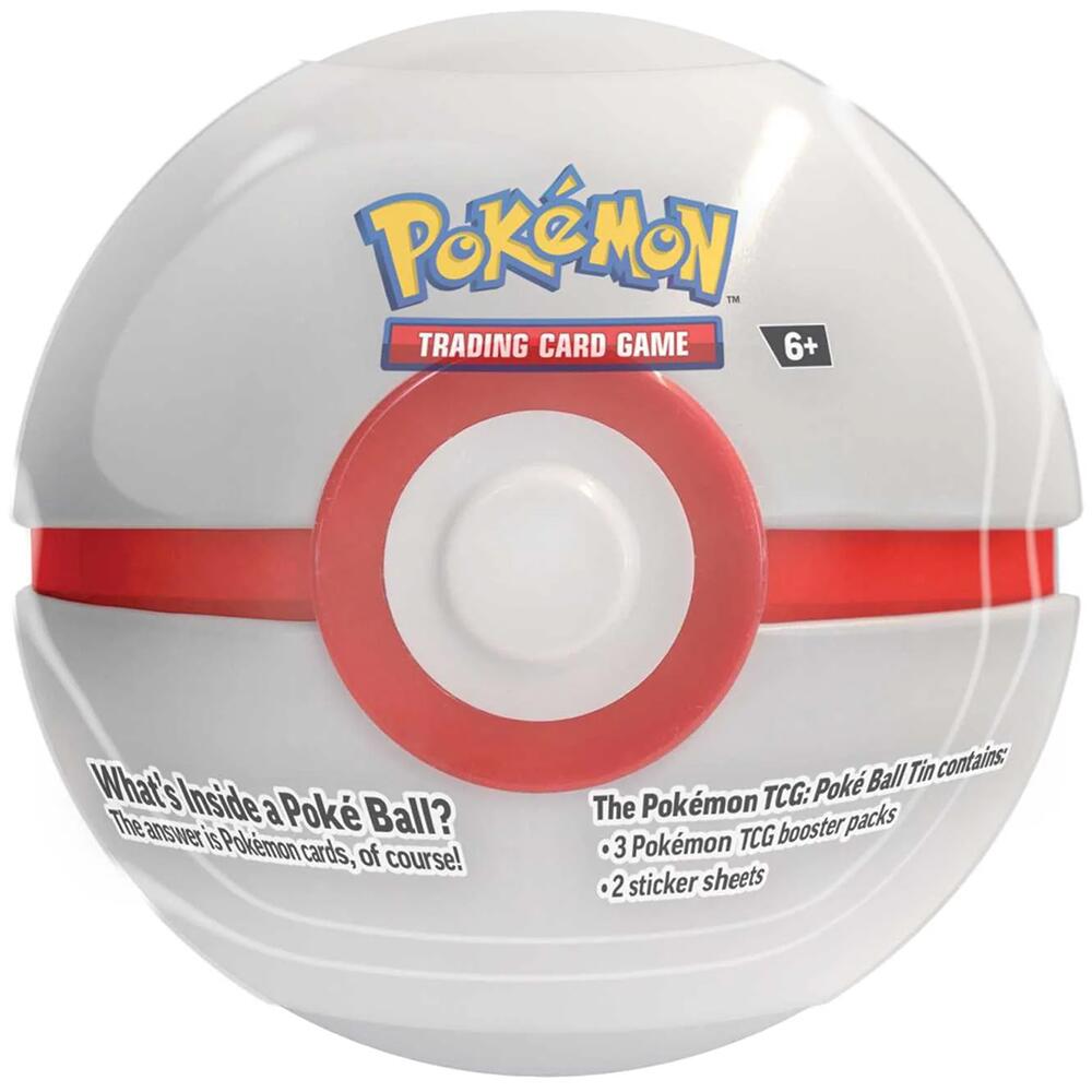 Pokémon TCG Poke Ball Tin with 3 Booster Packs