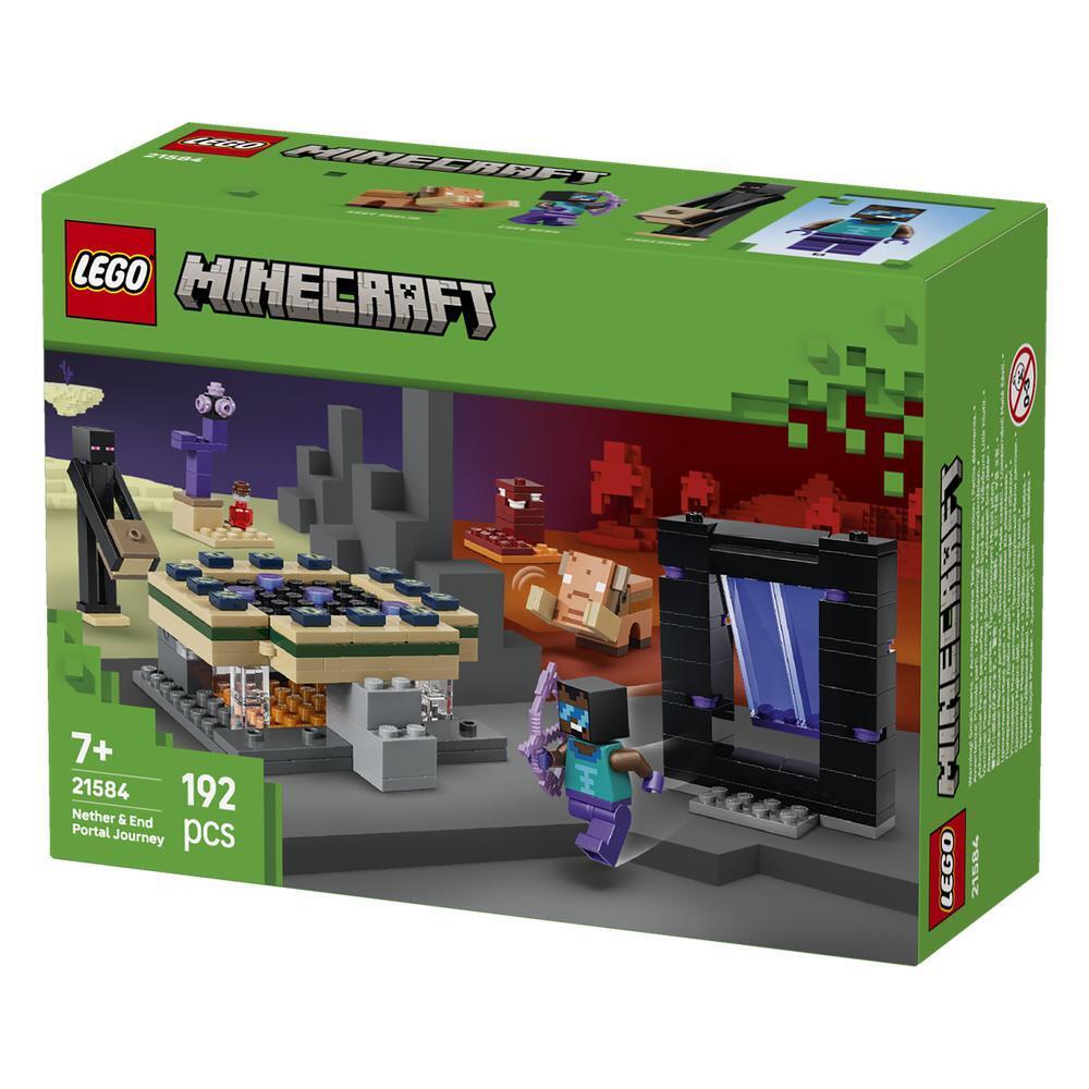 LEGO Minecraft Nether & End Portal Journey Set 21584