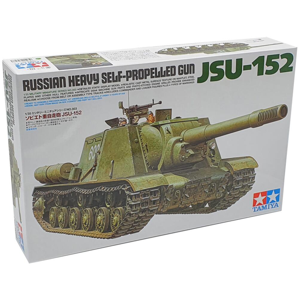 Tamiya JSU-152 Heavy Russian Self-Propelled Heavy Gun Model Kit Scale 135
