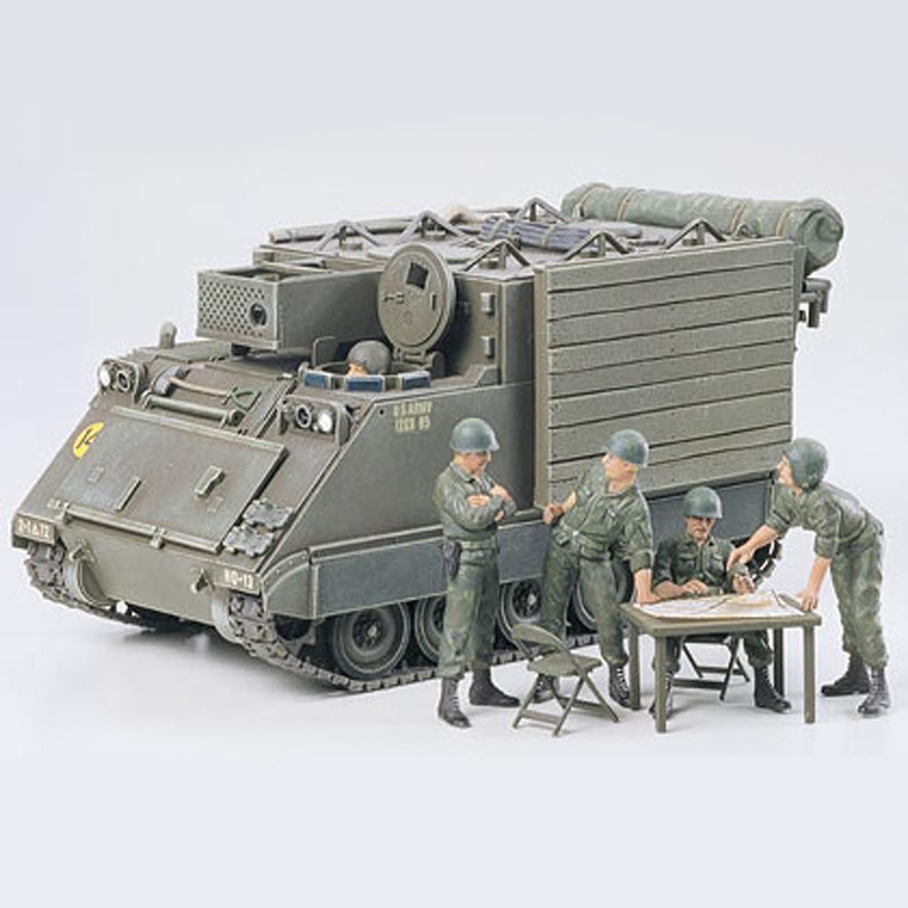 Tamiya US Armoured Command Post Car M577 Model Set (Scale 1:35)