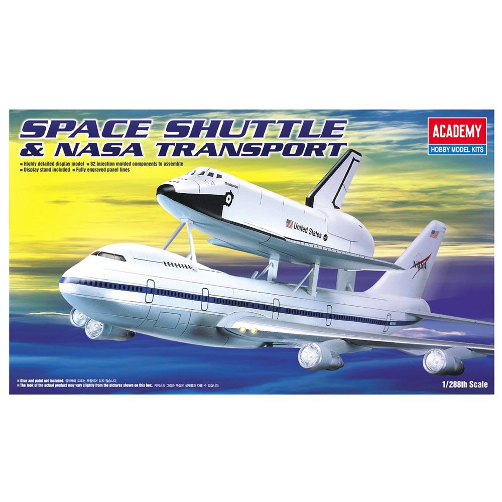 Academy Space Shuttle & Transport Model Kit (Scale 1:288)