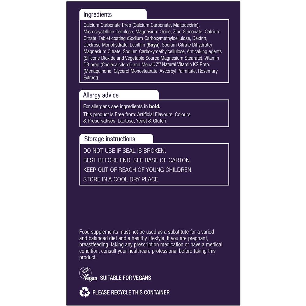 Natures Aid Osteo Advance Bone Support Formula - 60 Tablets