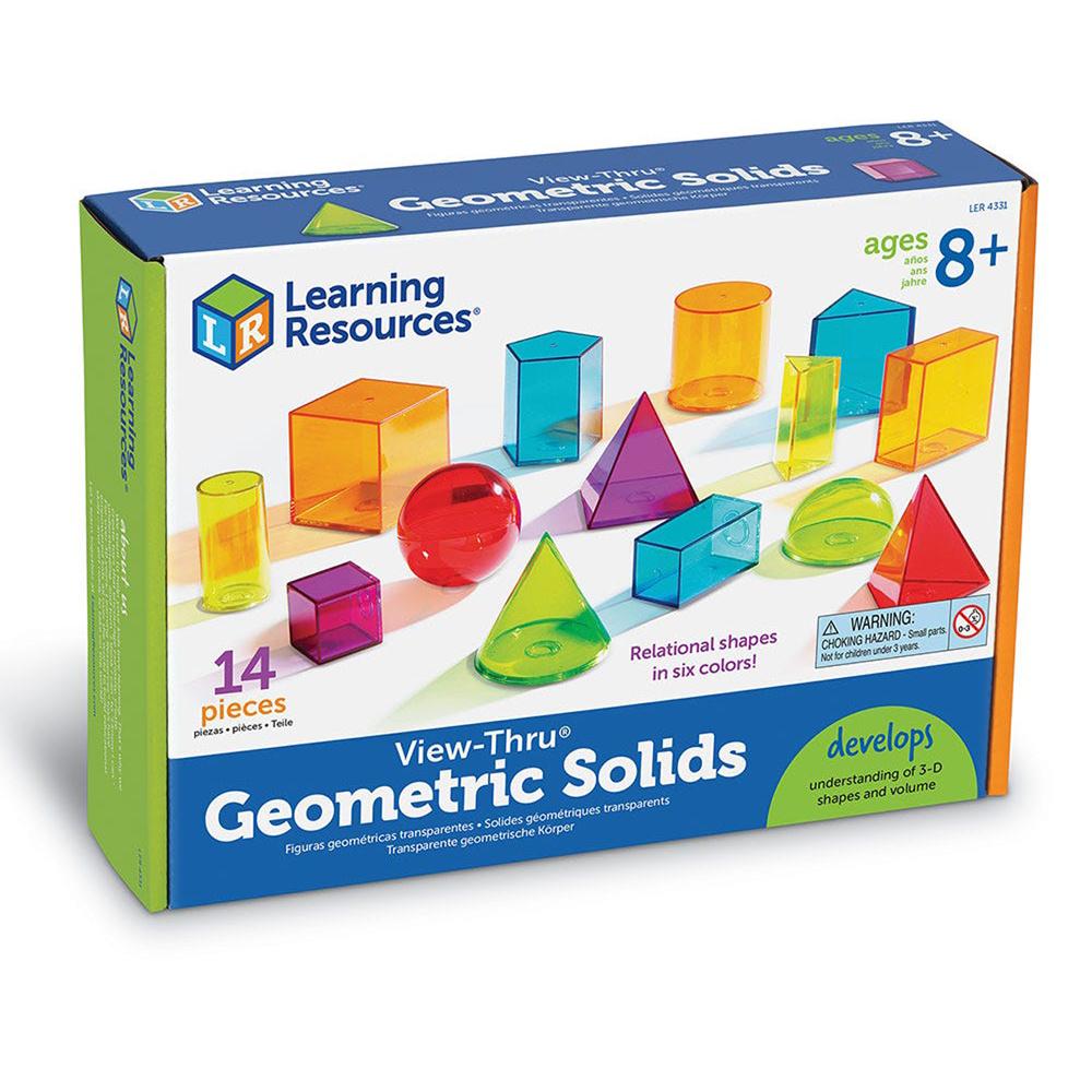 Learning Resources View-Thru Colourful Geometric Shapes